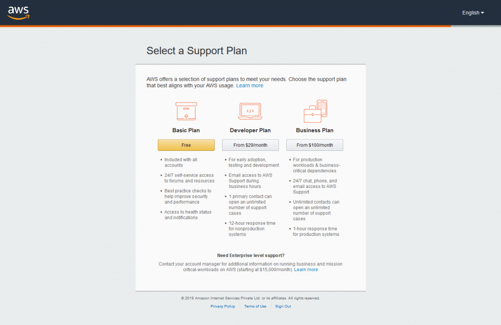 How to create Amazon AWS account - MailerUp